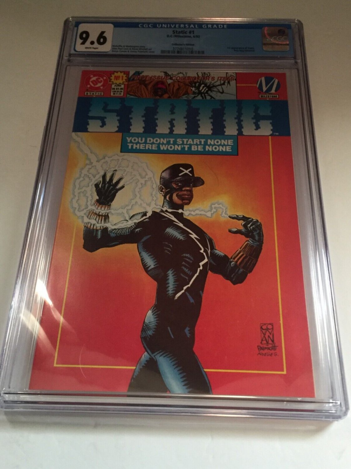1993 DC Comics Static #1 Collector's Edition CGC 9.6