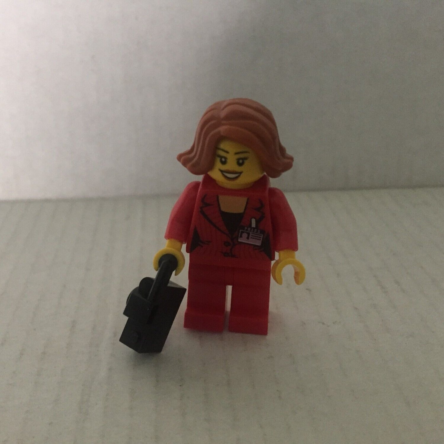 Official Lego Female Reporter Minifigure with Camera