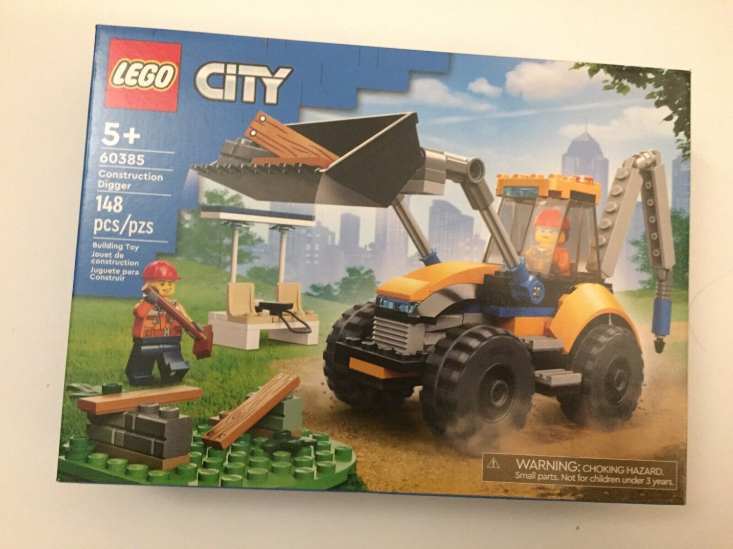 NEW Lego City Construction Digger Set #60385 - 148 Pcs