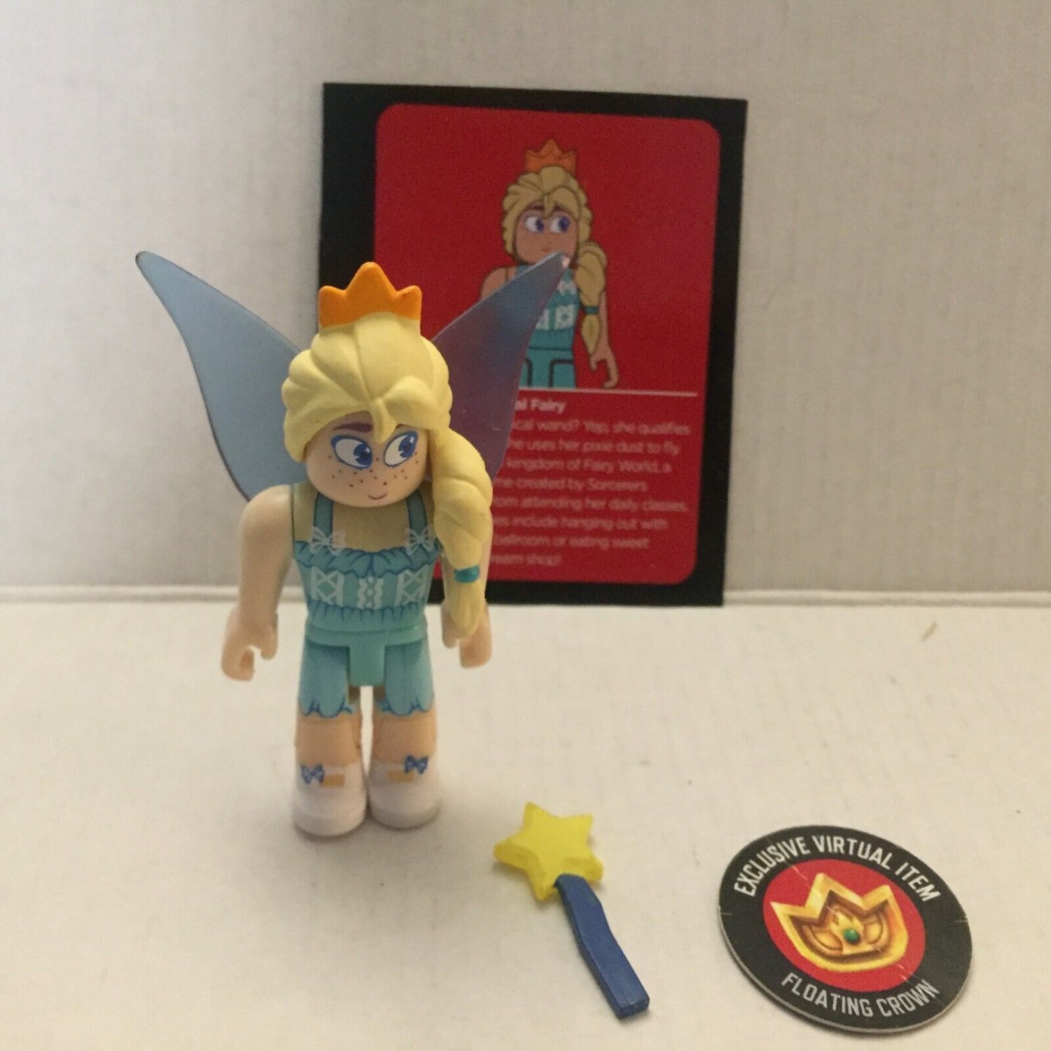 Roblox Fairy World Neutral Fairy Figure With Unused Floating Crown Code