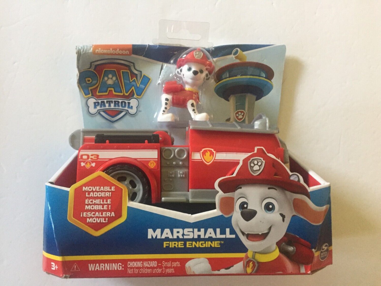 NEW Paw Patrol Marshall Figure & Fire Engine