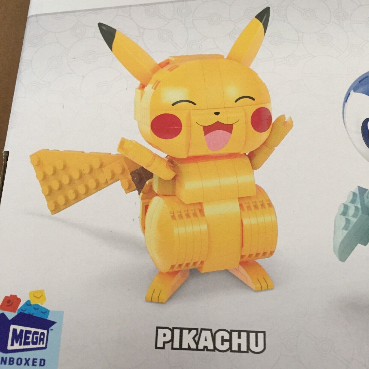 NEW Mega Pokemon Happy Pikachu Block Set - About 200 pcs