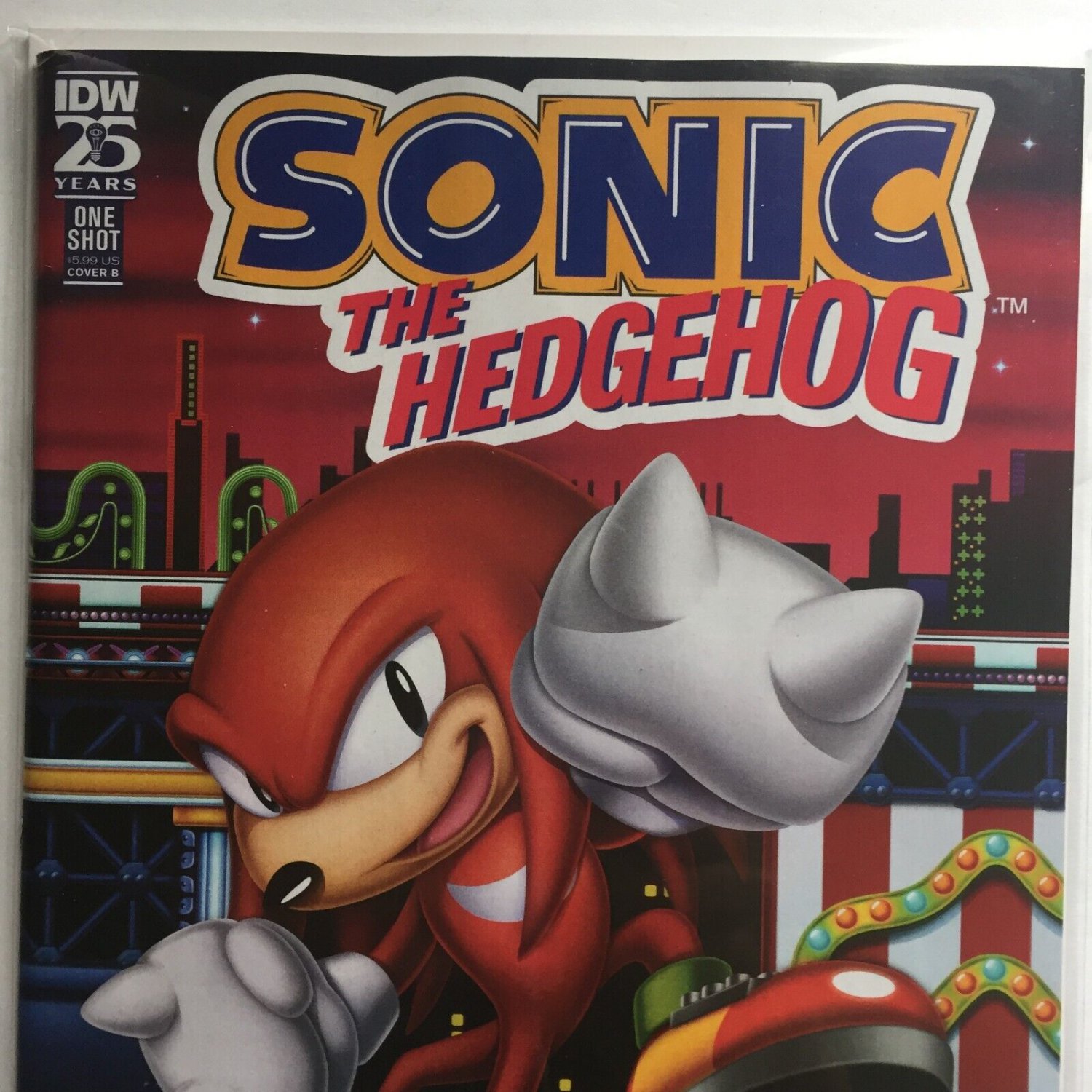 2024 IDW Comics Sonic the Hedgehog One Shot Knuckles Cover B #1