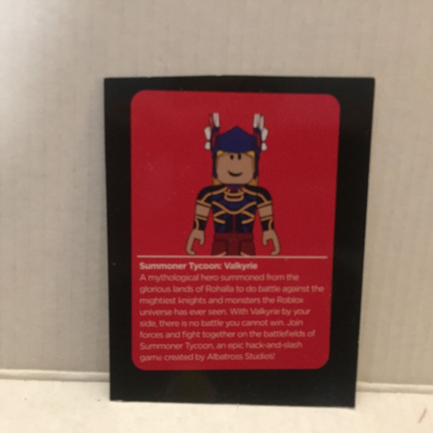 Roblox Summoner Tycoon Valkyrie Figure With Unused Valkyrie Sword Code
