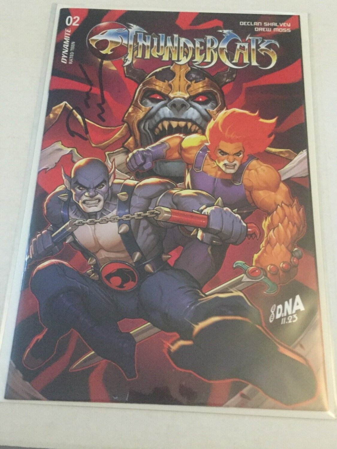 2024 Dynamite Comics Thundercats David Nakayama Cover A #2 Signed