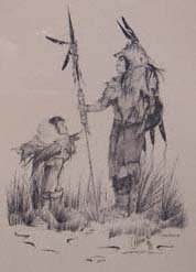 Framed/Signed Sketch by Chebon Dacon 21 X 27