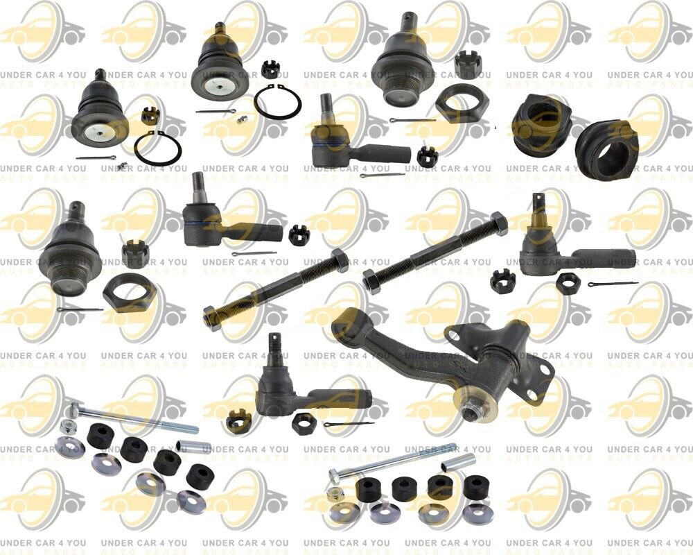 4WD Upper Lower Ball Joints Tie Rods Ends Stabilizer Bushings Frontier ...