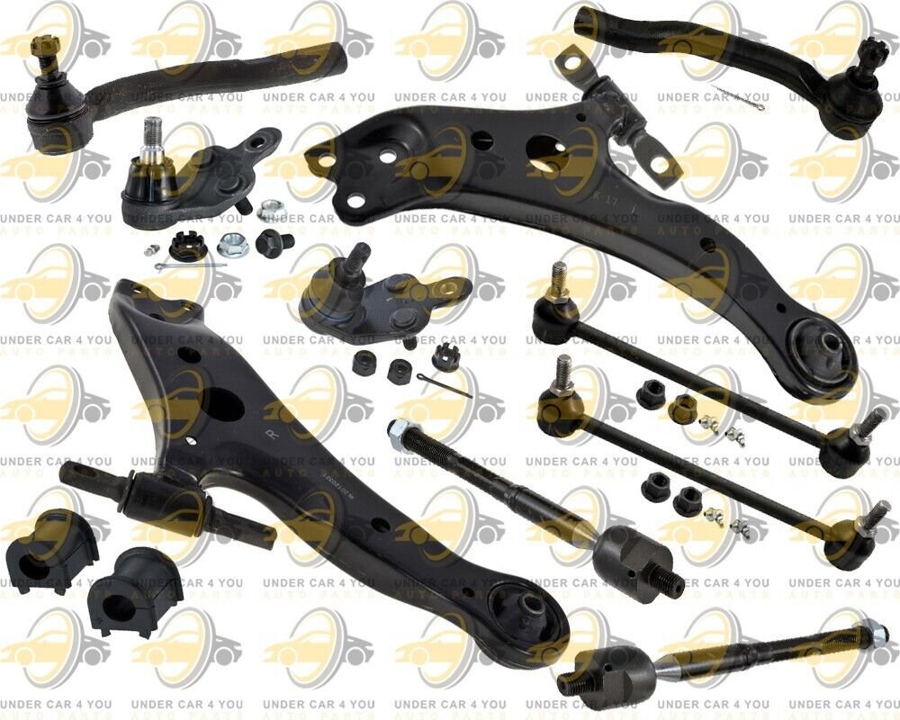 12 Pcs Lower Wishbone Arms Rack Ends Balls Toyota Camry LE SE XLE Front ...