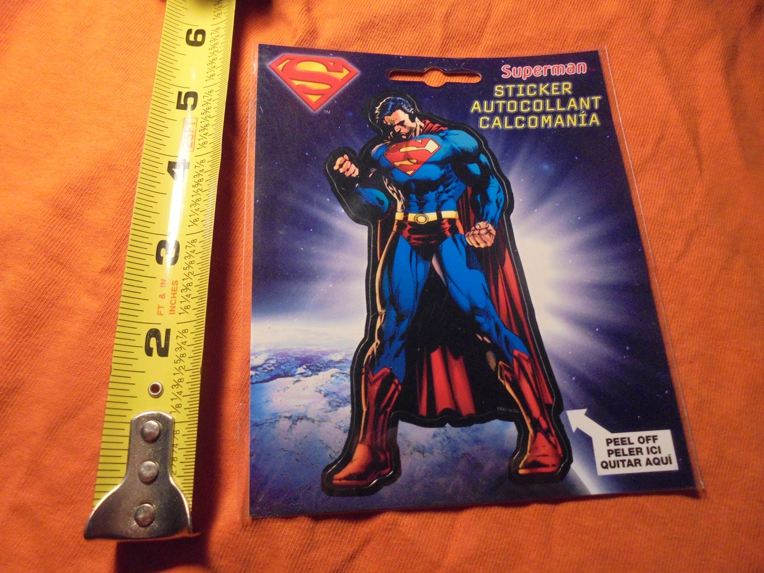 Jim Lee SUPERMAN Sticker/ Decal, DC Comics/Warner Bros. Official ...