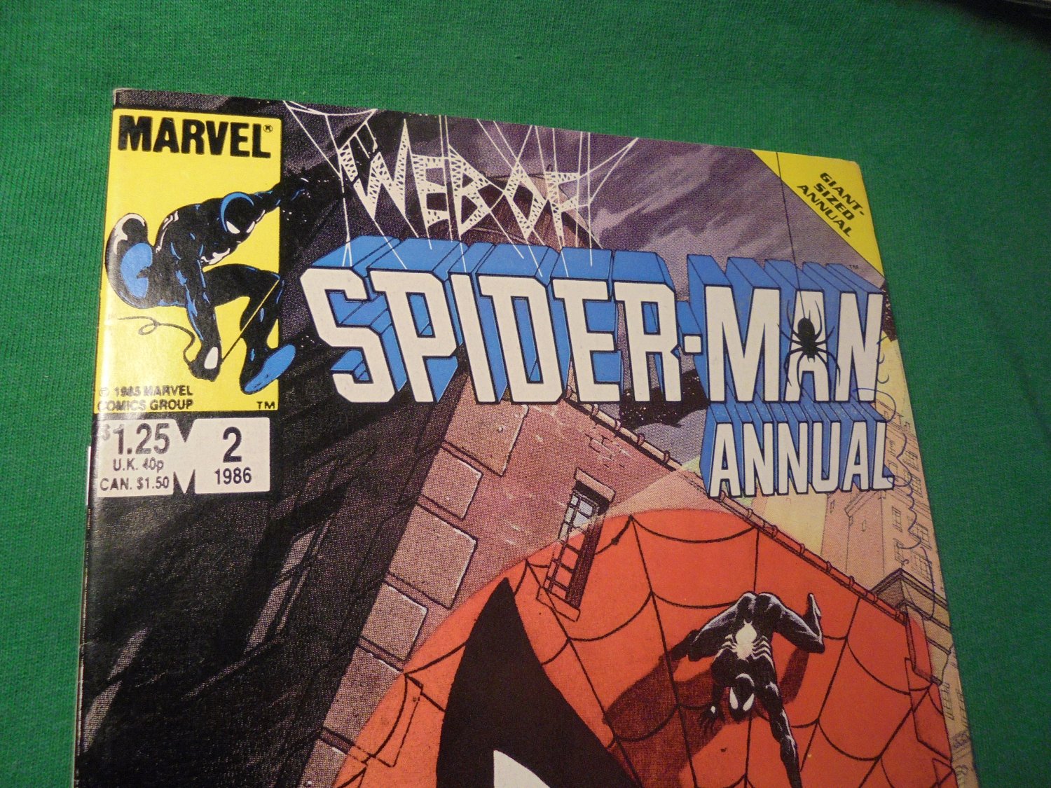 WEB of SPIDER-MAN ANNUAL # 2 * AUTOGRAPHED by Charles Vess * $35.00 obo!