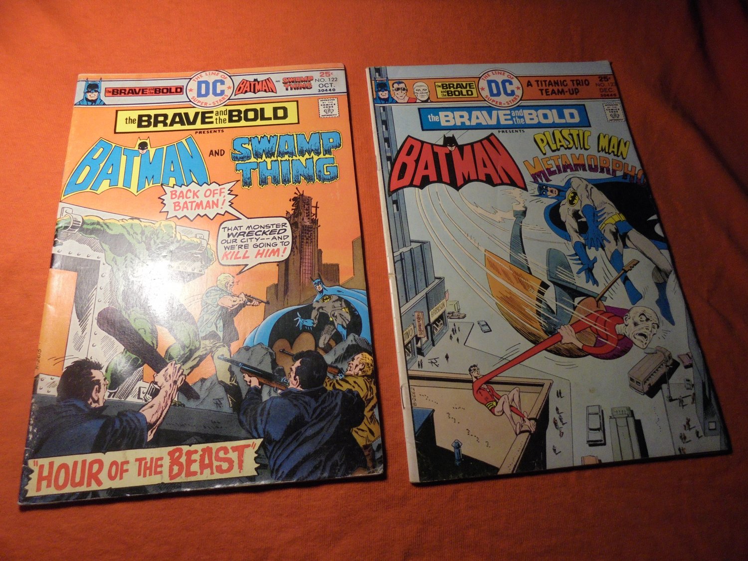 Brave & the Bold 122 & 123 Batman/Swamp Thing and Plastic Man vs Metamorpho