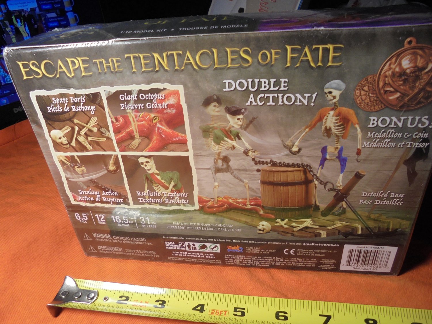ESCAPE THE TENTACLES OF FATE! Model Kit * MINT * 2020!! $45.00 obo ...