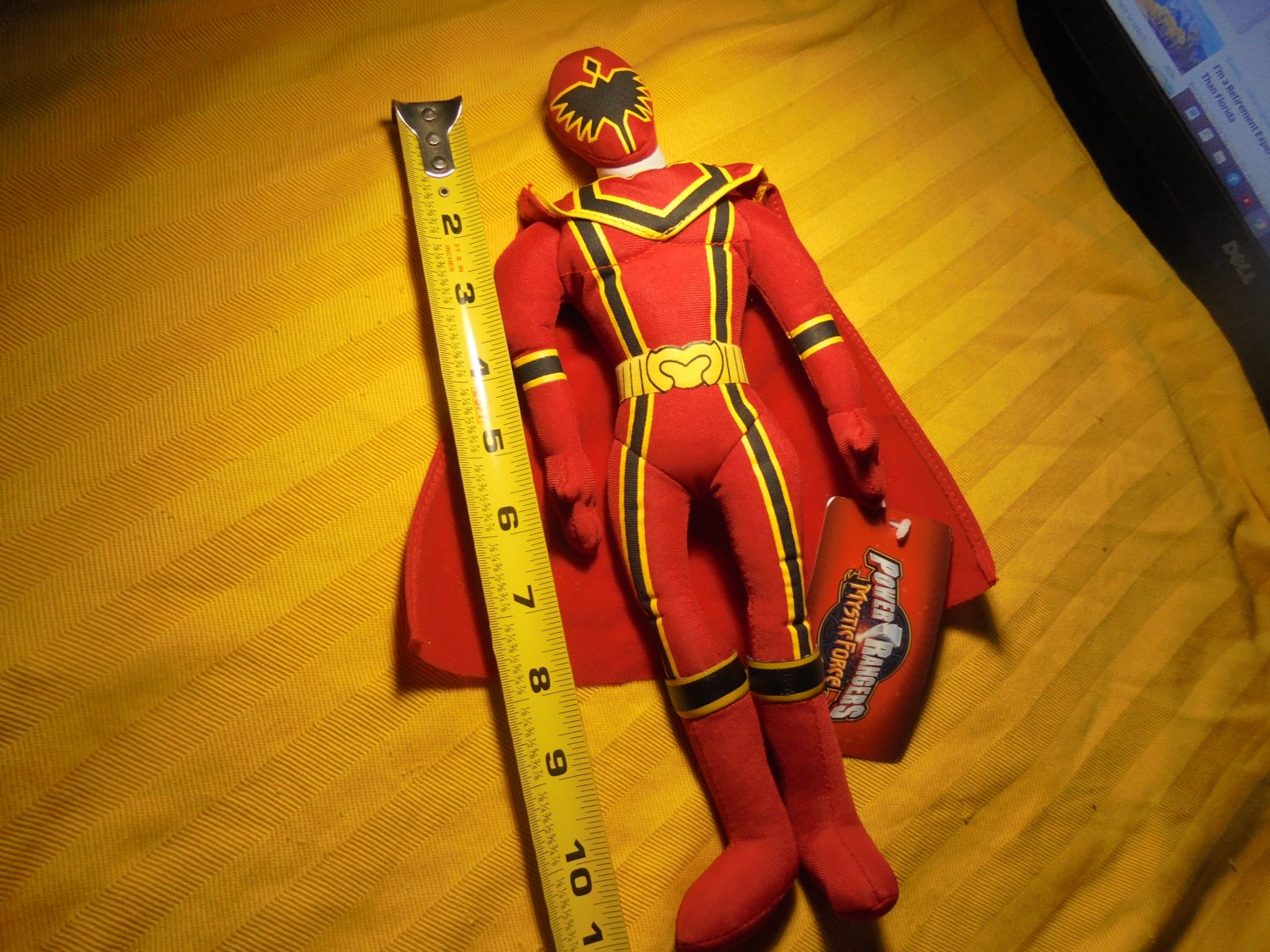 RED Mighty Morphin POWER RANGERS PLUSH Doll! $20.00 Shipped!!