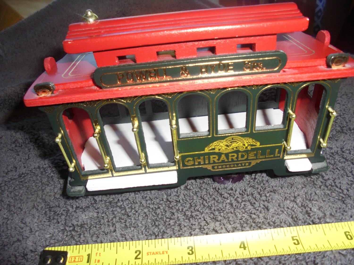 Ghirardelli Chocolate San Francisco Cable Car Collector Train Trolley ...