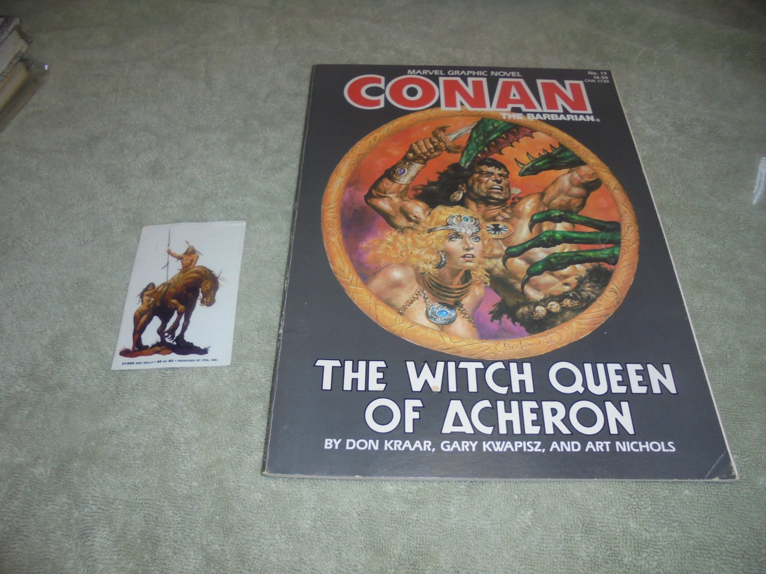 Marvel Graphic Novel # 19: CONAN: Witch Queen of Acheron! 1st Printing ...