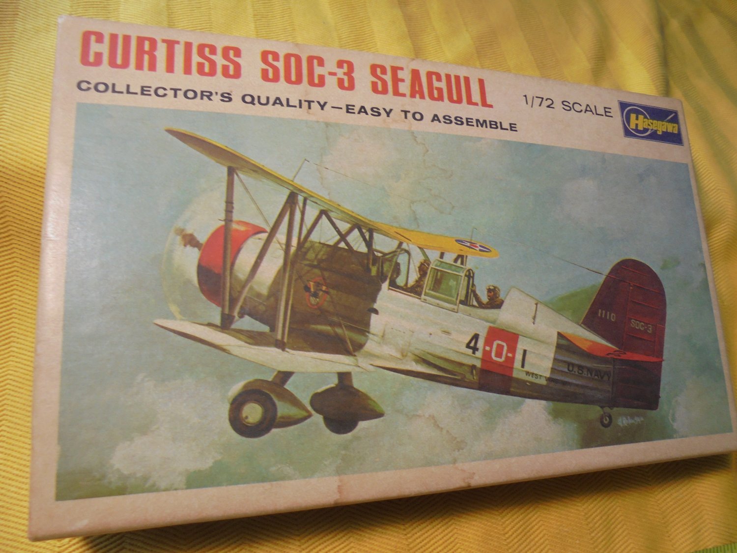 1st Edition 1960's/70's CURTISS SOC-3 SEAGULL Model Kit! Sealed & Mint ...