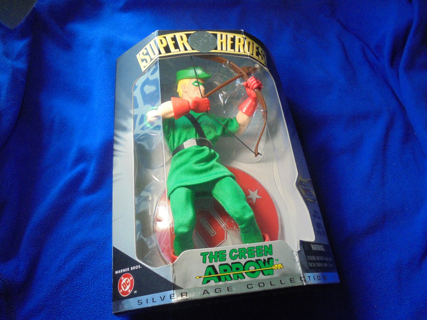 DC Super Heroes GREEN ARROW 1999 Hasbro Mego-Like! MIB! $40.00 Shipped!!