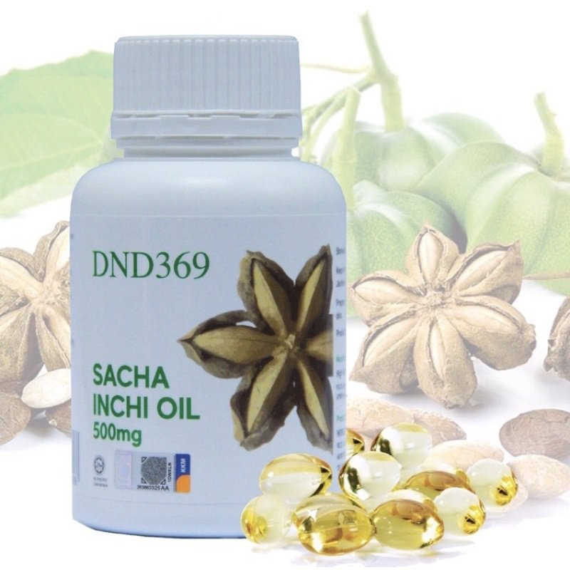 Organic Sacha Inchi Oil Omega 3,6,9 Softgel Dietary supplement 60 ...