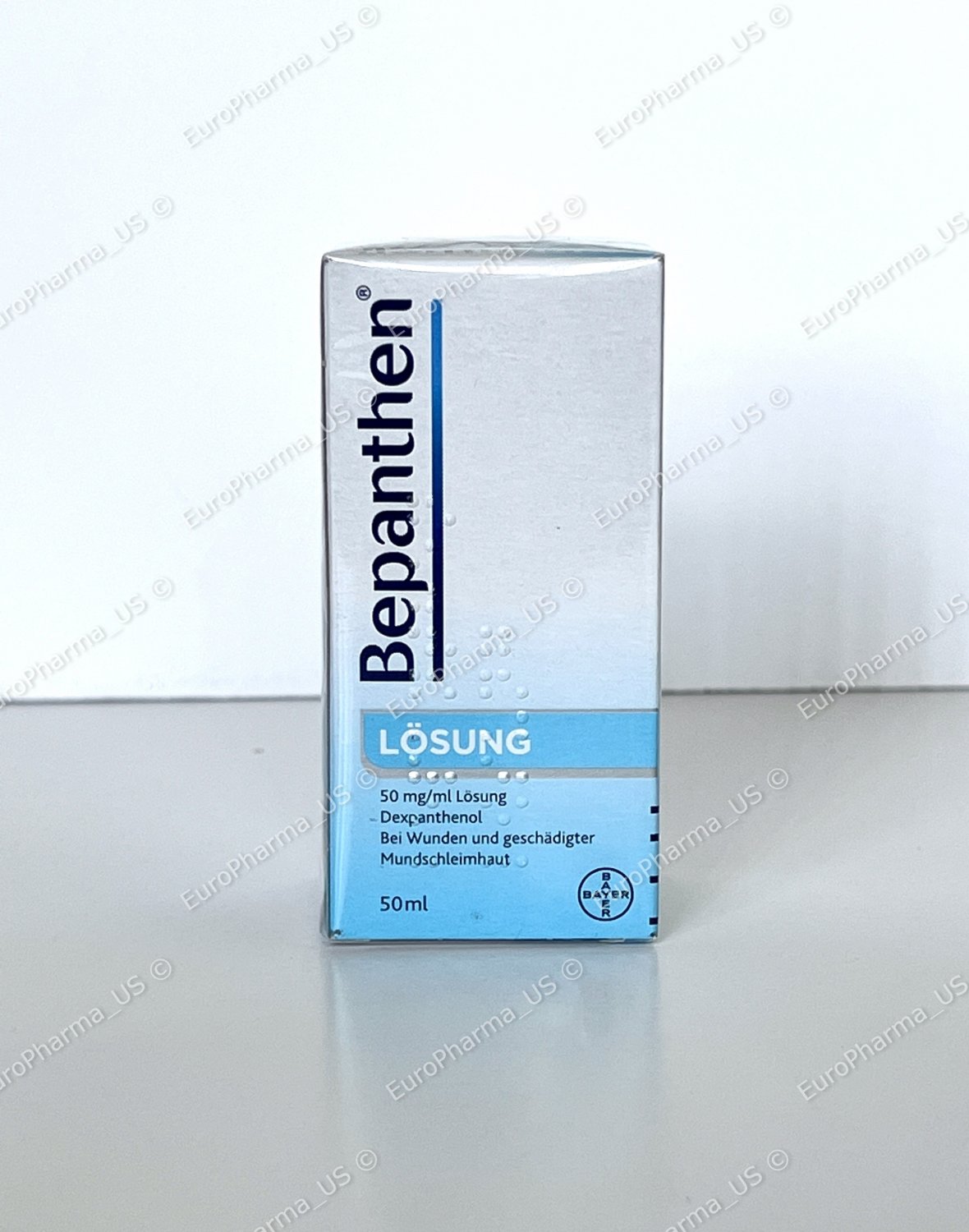 Bepanthen Liquid Solution 50ml for wounds, damaged oral mucosa, hair loss