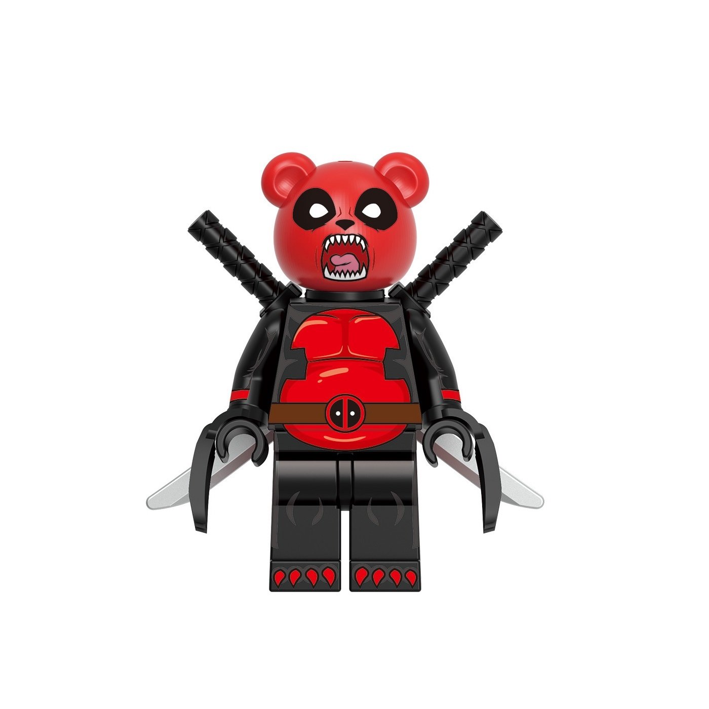 Pandapool Deadpool Deadpool & Wolverine Custom Minifigure Toys