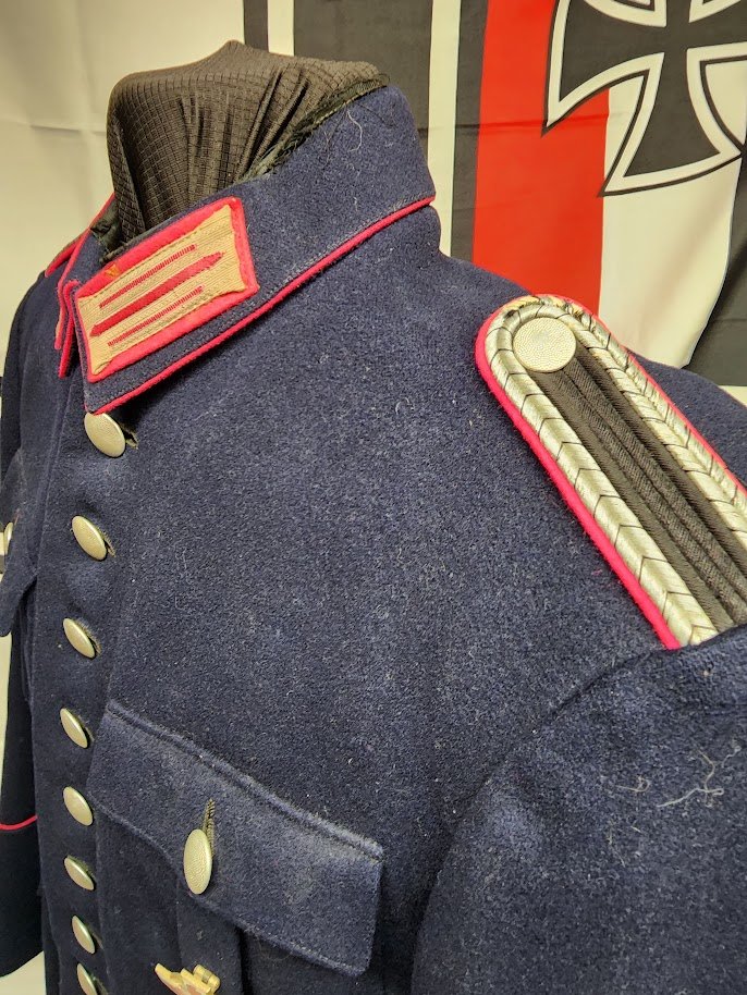 German WW2 Fire Department (Feuerschutzpolizei) Uniform Tunic Visor Set