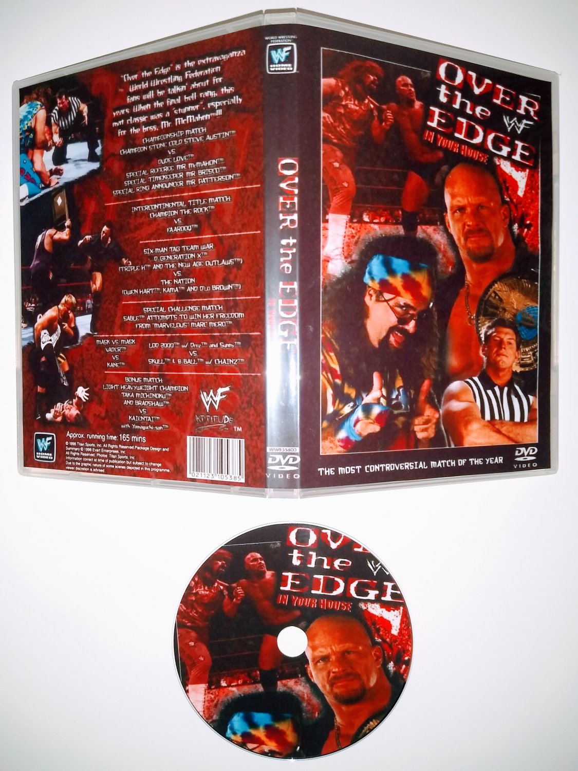 WWF 1998 IN YOUR HOUSE 22 DVD & Case