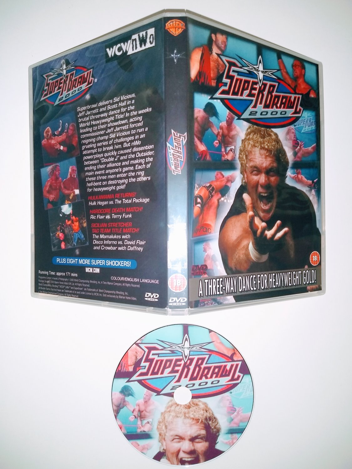 WCW 2000 SUPERBRAWL 10 DVD & Case