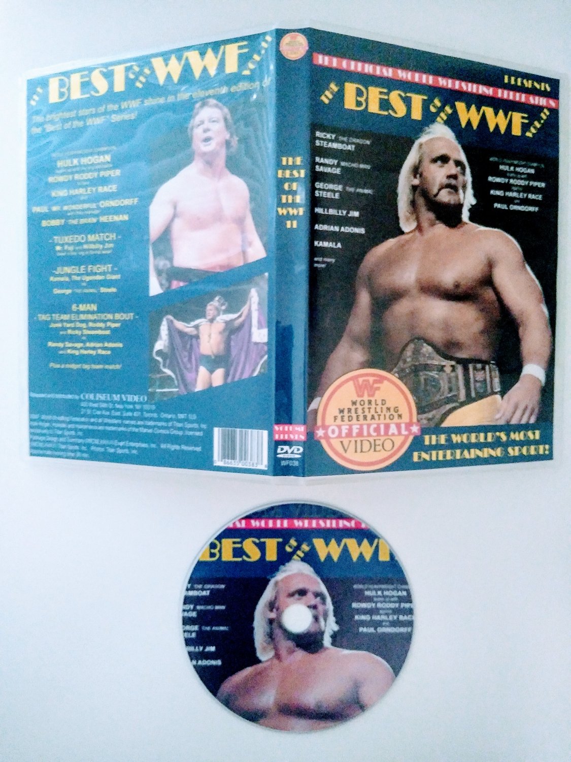 WWF 1987 BEST OF THE WWF 11 DVD & Case