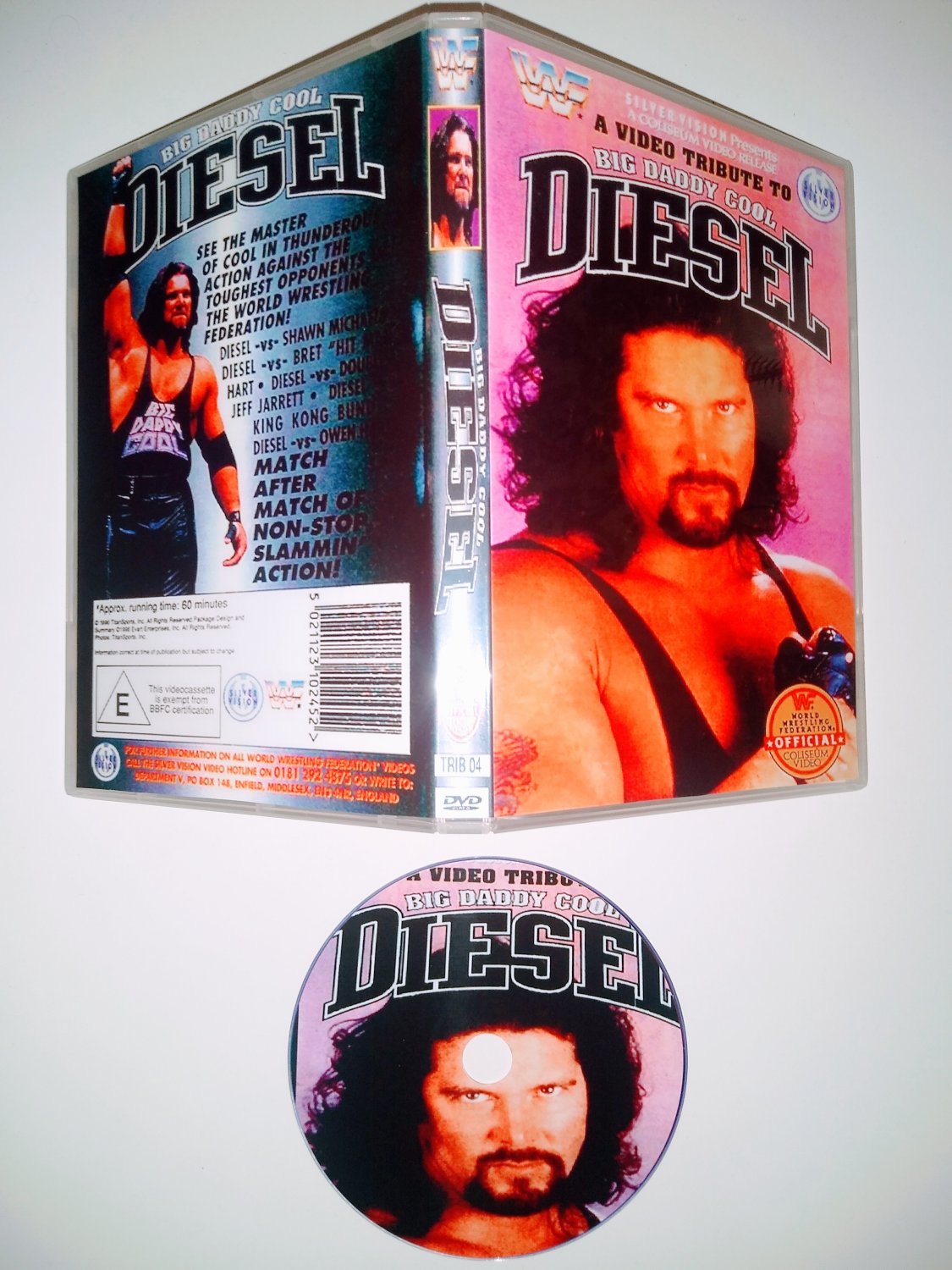 WWF 1995 DIESEL DVD & Case