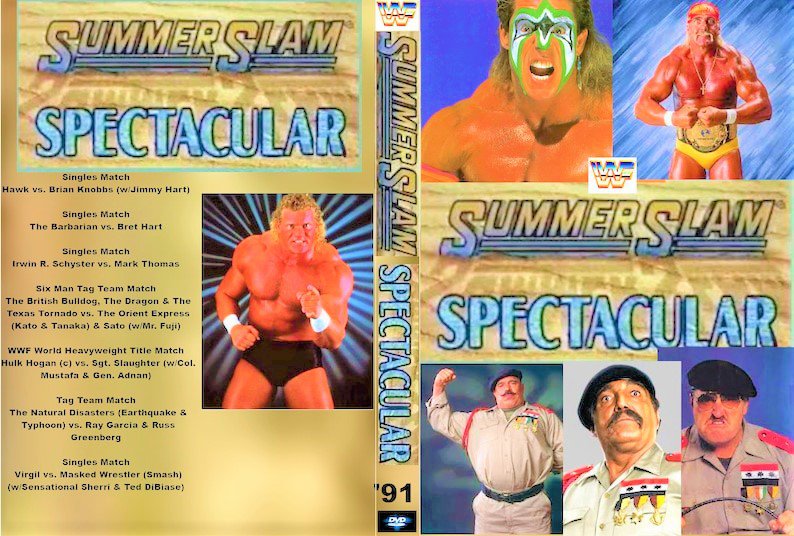 WWF 1991 SUMMERSLAM DVD & Case