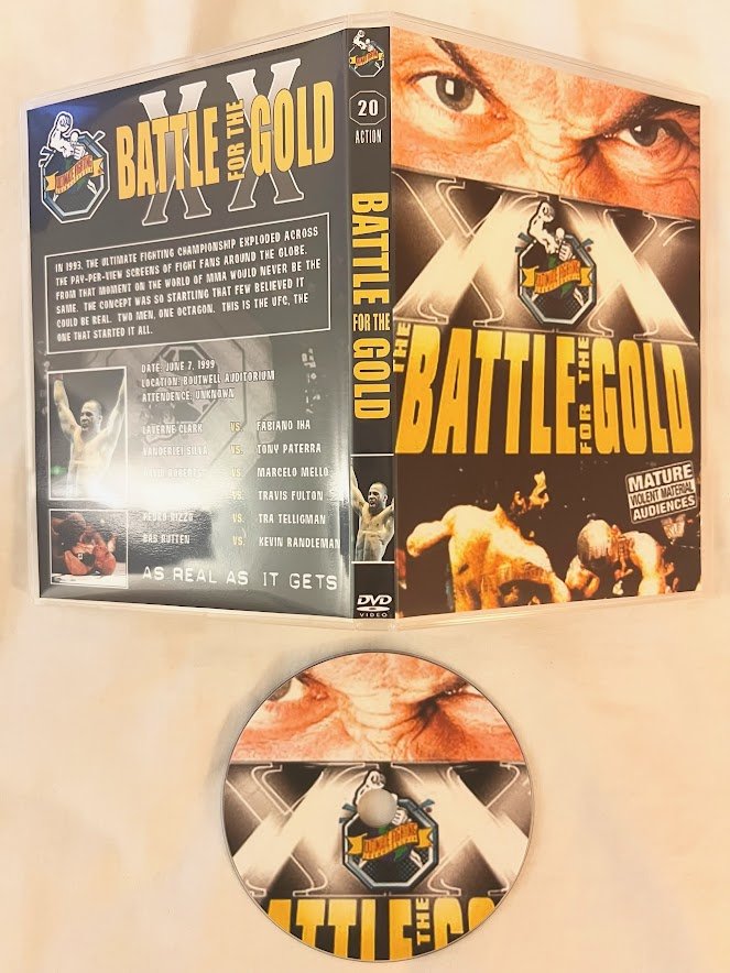 UFC 1999 UFC 20 DVD & Case