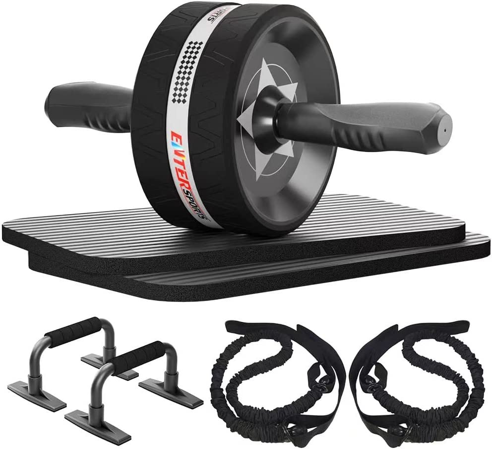 Ab Rollers Wheel Kit, Exercise Wheel Core Strength Training Abdominal ...