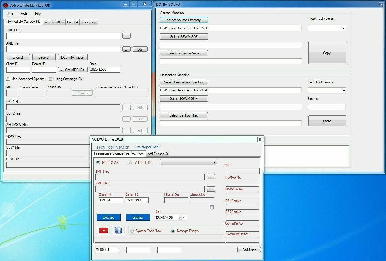 Volvo IS intermediate Storage files editor's PTT Tech Tool 1.12 + 2.xx ...