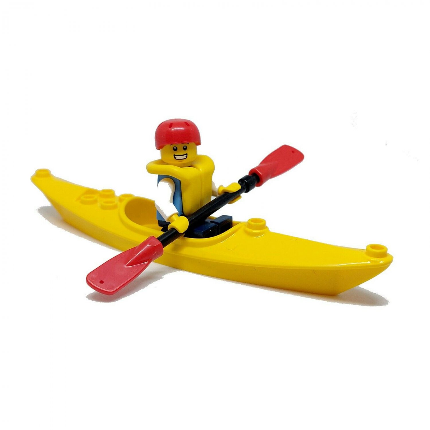 LEGO City Kayak / Canoe Boat & Man Male Minifigure Train Town Water ...