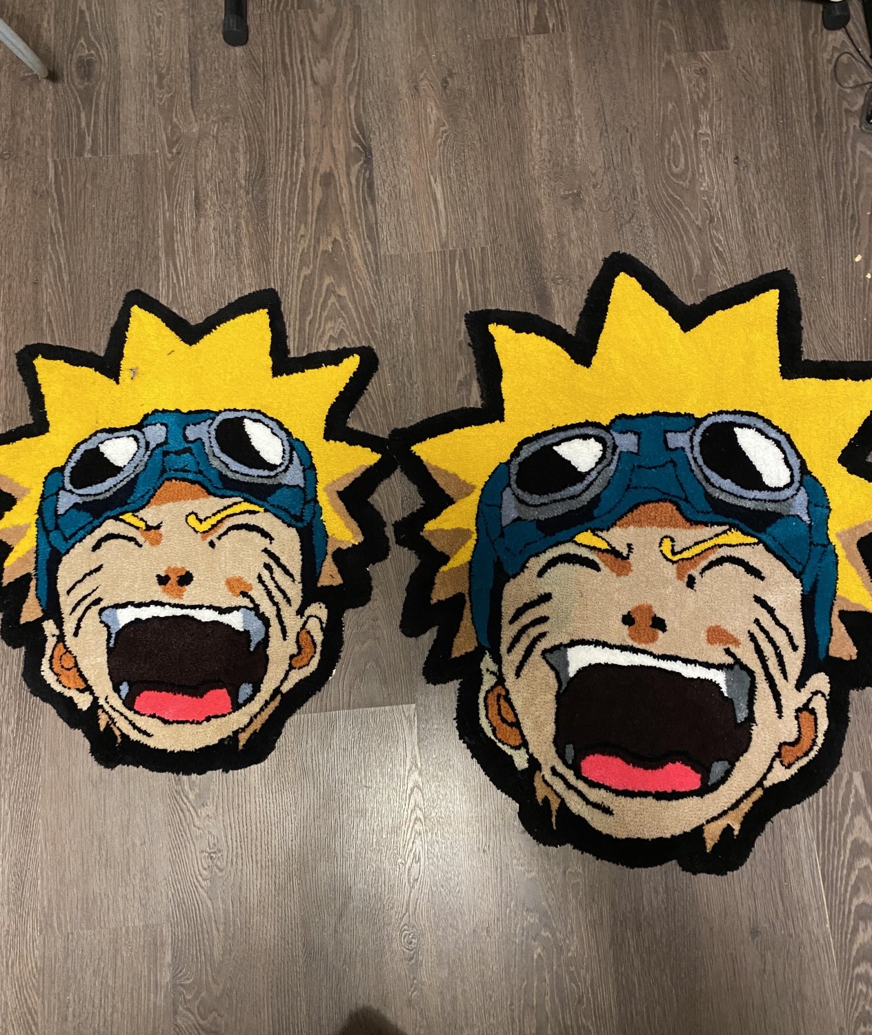 Naruto Uzumaki rug, anime rug, hand tufted rug, rug tufting for living ...