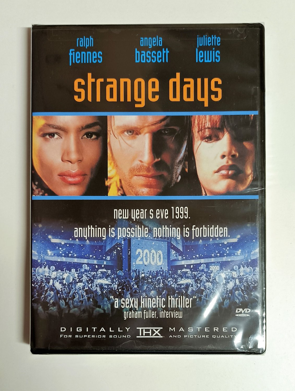 Strange Days (DVD, 1999) Ralph Fiennes Juliette Lewis / R1 NTSC
