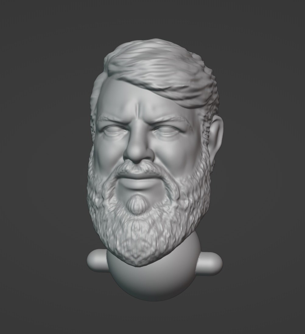 Hazzard Uncle Head without Hat