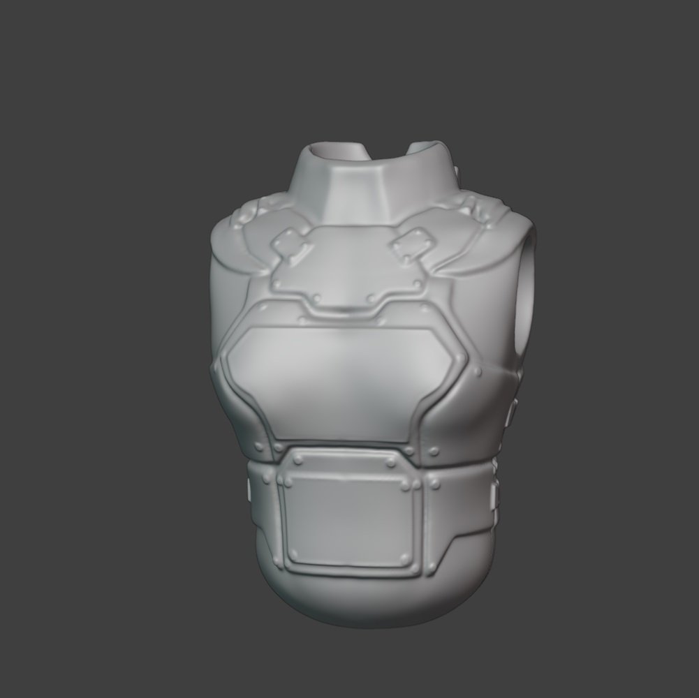 Female Armored Tactical Torso