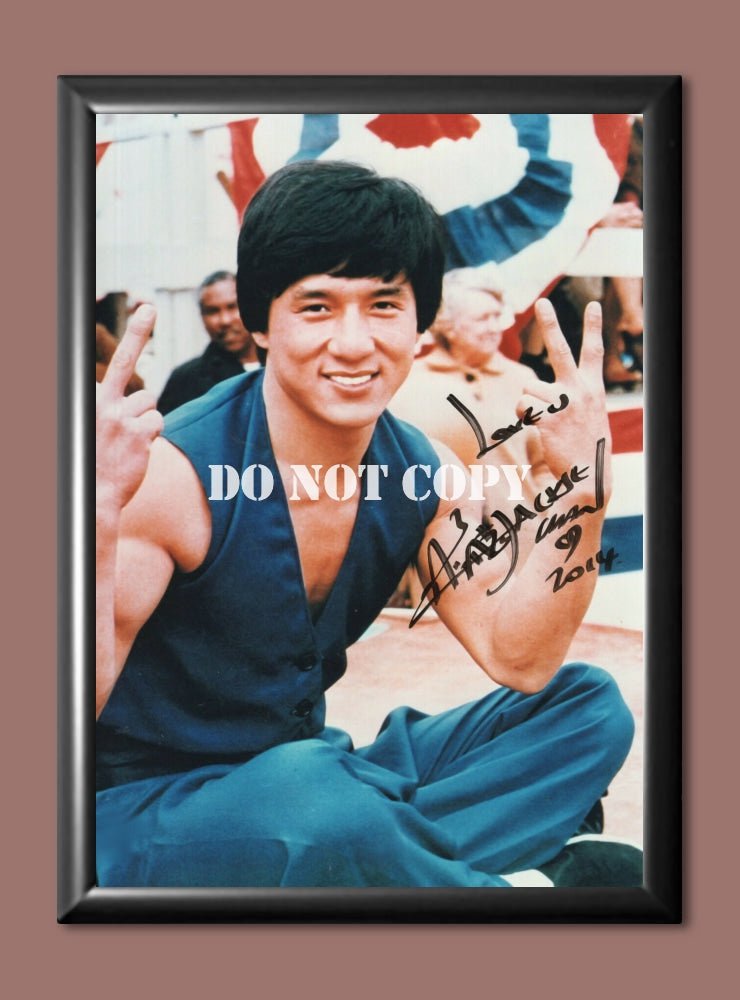 Jackie Chan Signed Autographed Photo Poster A4 8.3x11.7"" MO1882A4