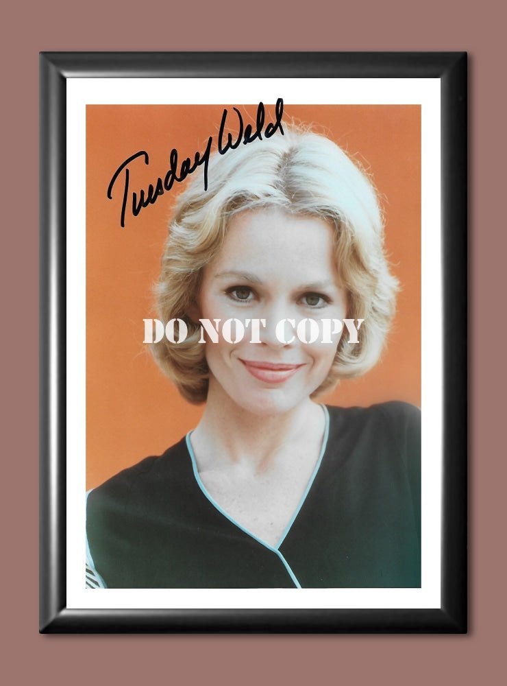 Tuesday Weld Signed Autographed Photo Poster A3 11.7x16.5"" MO2090A3