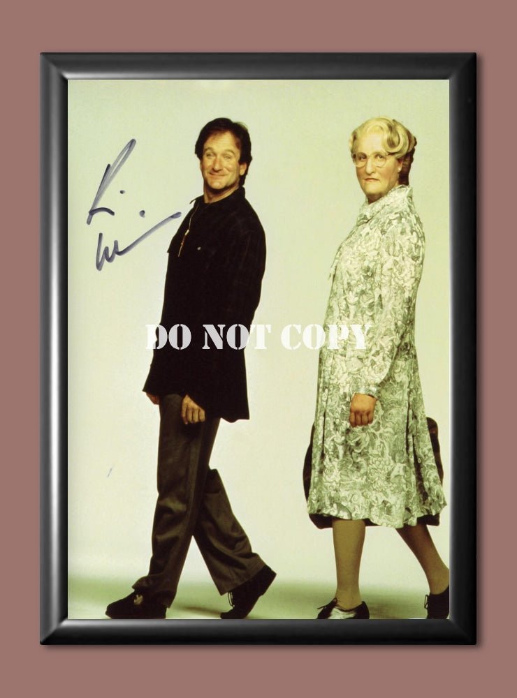 Robin Williams Signed Autographed Photo Poster A3 11.7x16.5"" MO2056A3