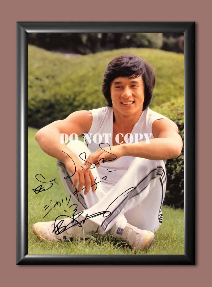 Jackie Chan Signed Autographed Photo Poster A3 11.7x16.5"" MO1883A3