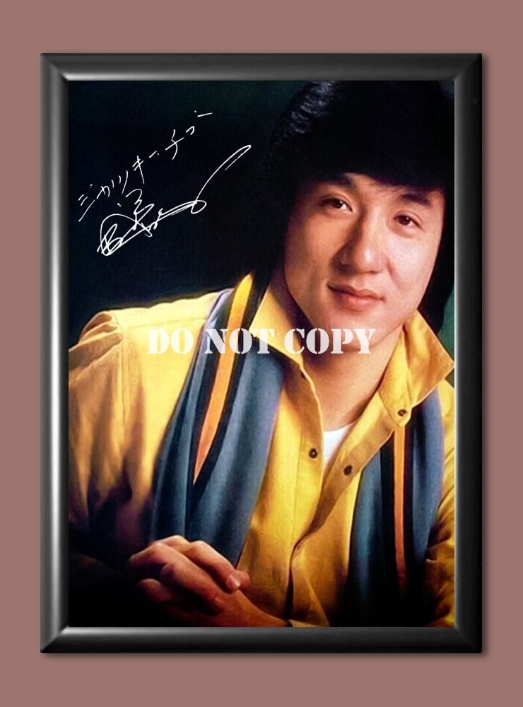 Jackie Chan Signed Autographed Photo Poster A3 11.7x16.5"" MO1880A3