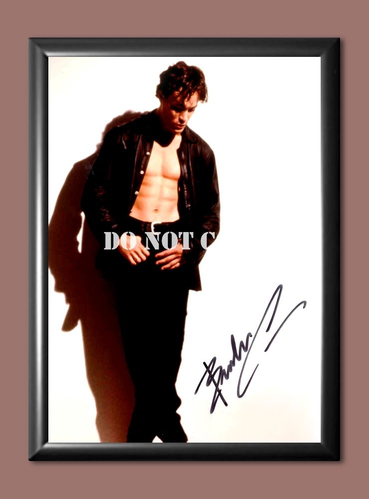 Brandon Lee Signed Autographed Photo Poster A3 11.7x16.5"" MO1819A3