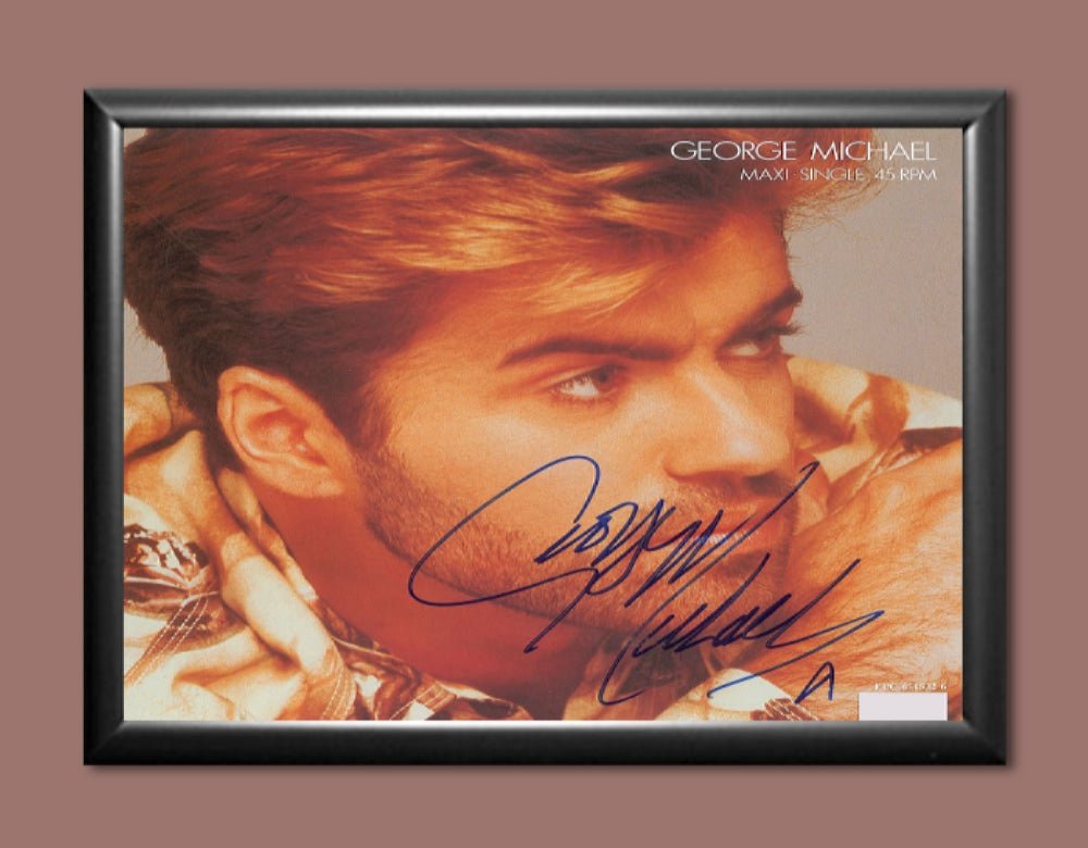 George Michael Signed Autographed Photo Poster A3 11.7x16.5"" MU1425A3