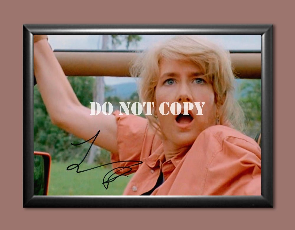 Jurassic Park Laura Dern Signed Autographed Photo Poster A2 16.5x23.4 ...