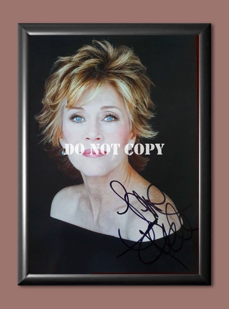 Jane Fonda Signed Autographed Photo Poster A2 16.5x23.4"" MO1887A2