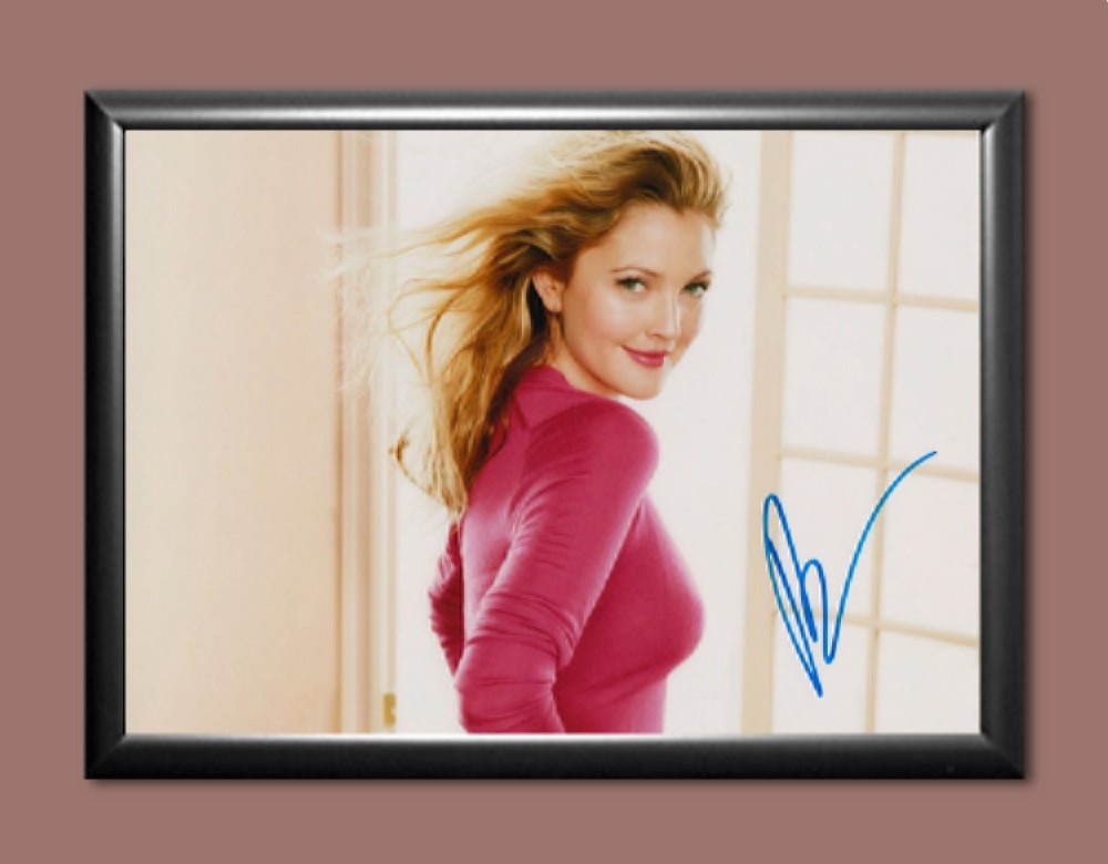 Drew Barrymore Signed Autographed Photo Poster A4 8.3x11.7"" MO2366A4