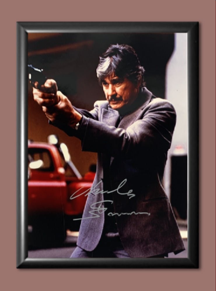 Charles Bronson Signed Autographed Photo Poster A4 8.3x11.7"" MO2349A4