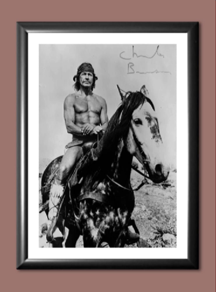 Charles Bronson Signed Autographed Photo Poster A4 8.3x11.7"" MO2347A4